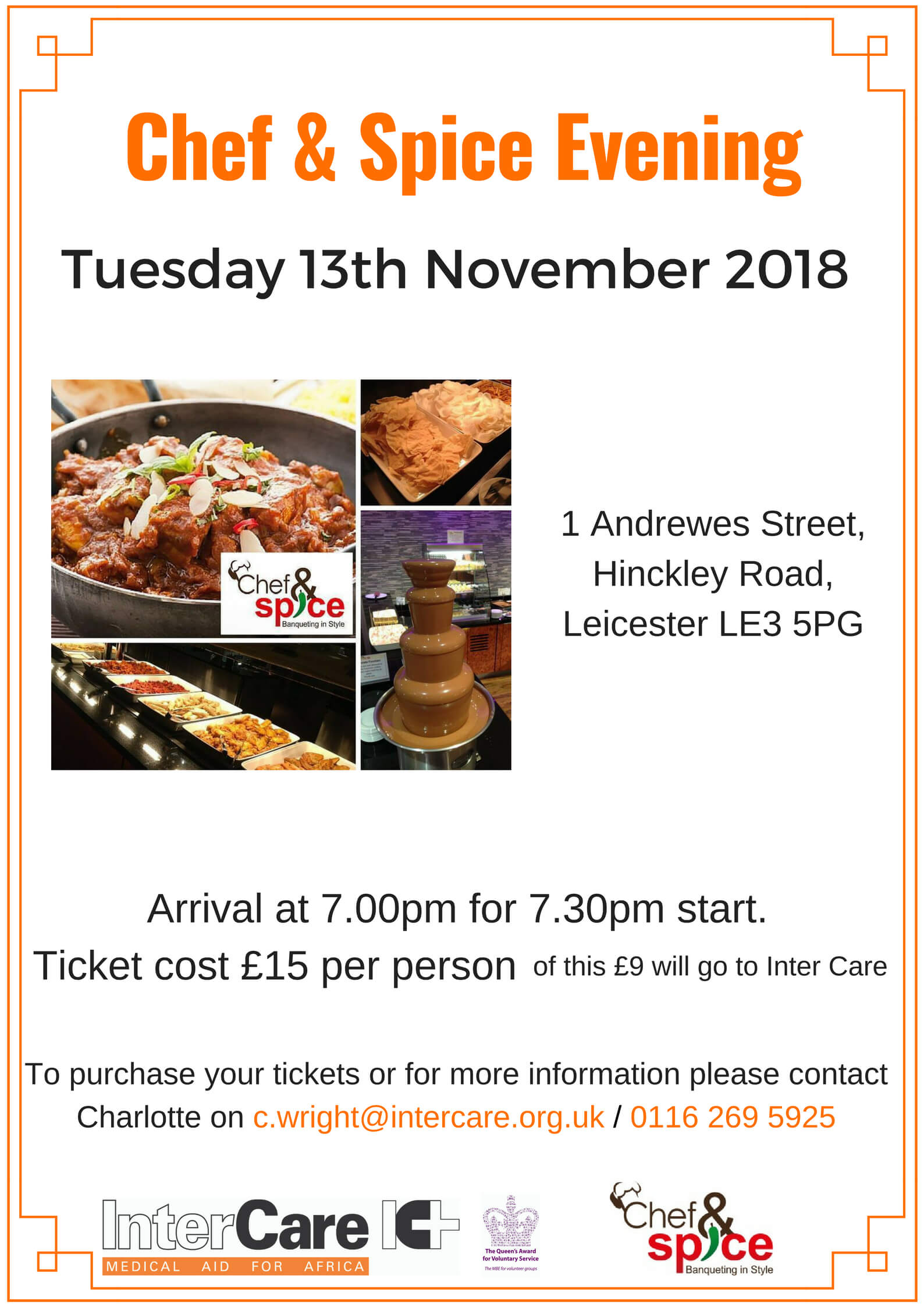 Chef & Spice - Poster 2018 - Inter Care | Providing Medical Aid for ...